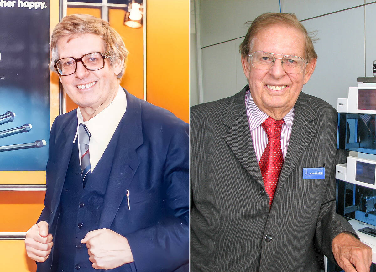 Dr. Herbert Knauer, auch mit 90 noch voller Ideen - Gründer der KNAUER ...