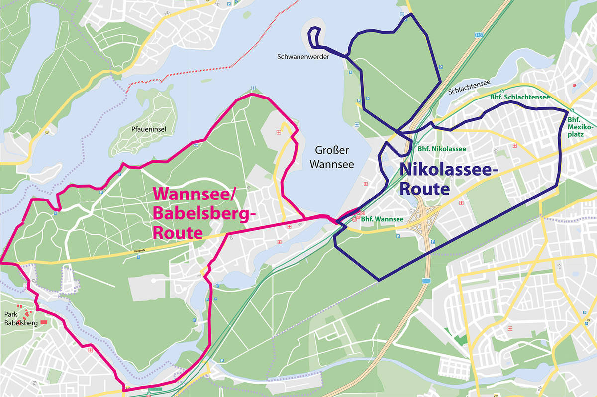 Bezirk plant neue Radrouten - Neue Rundwege in Wannsee und Nikolassee