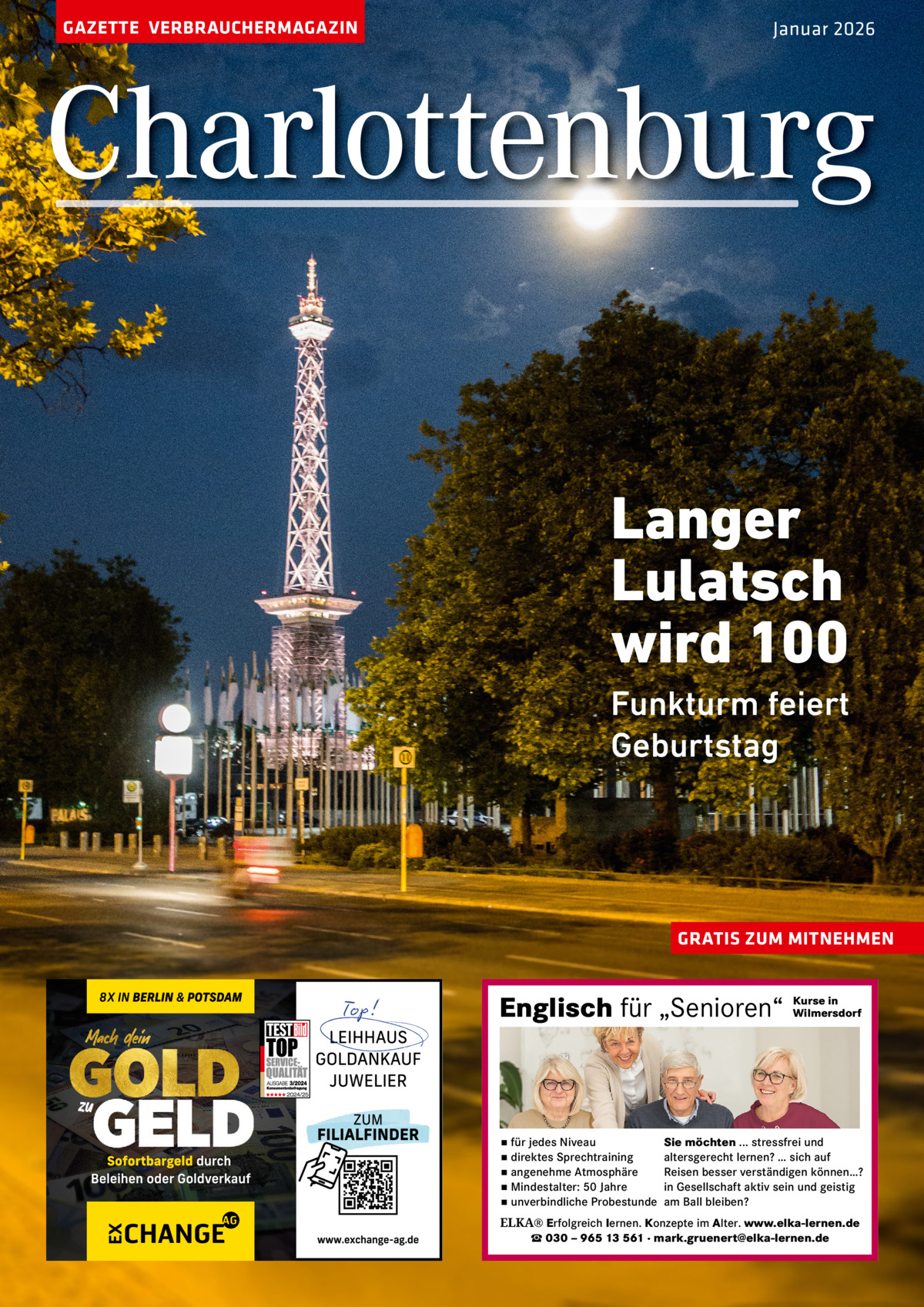 Gazette Charlottenburg - Januar 2026