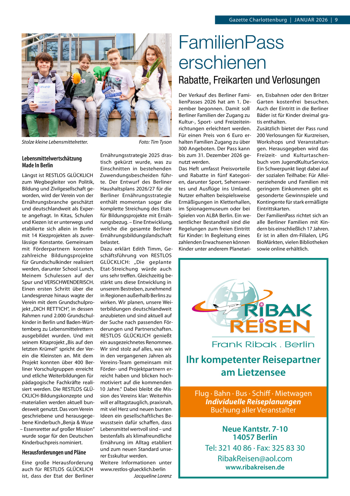 Gazette Charlottenburg - Januar 2026