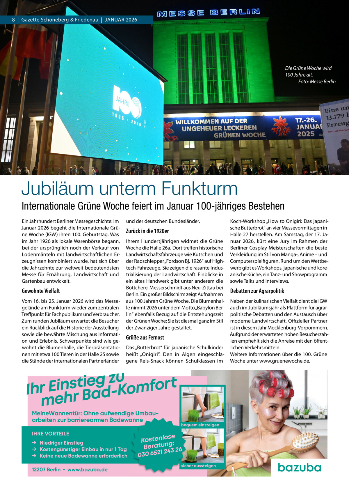 Gazette Schöneberg & Friedenau - Januar 2026